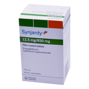 SYNJARDY 12.5 / 850 MG 60 TABLETS
